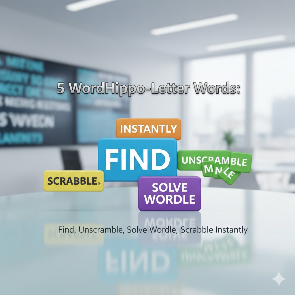 5 WordHippo-Letter Words: Find, Unscramble, Solve Wordle, Scrabble ...